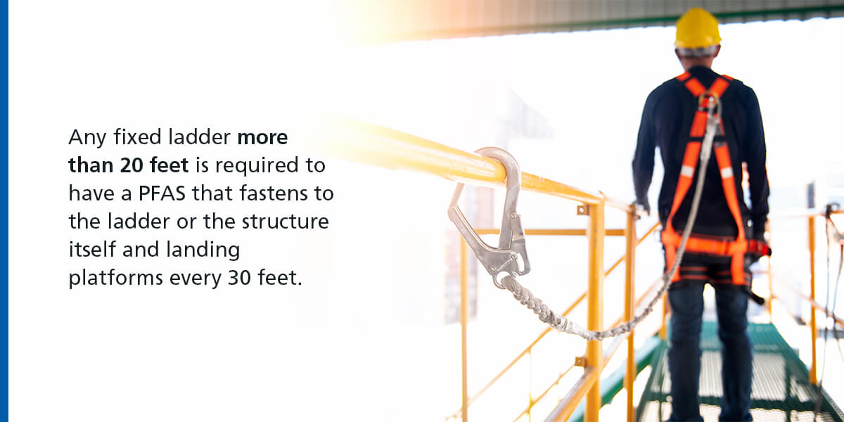 Cages for Fixed Ladders Are No Longer Acceptable Under OSHA